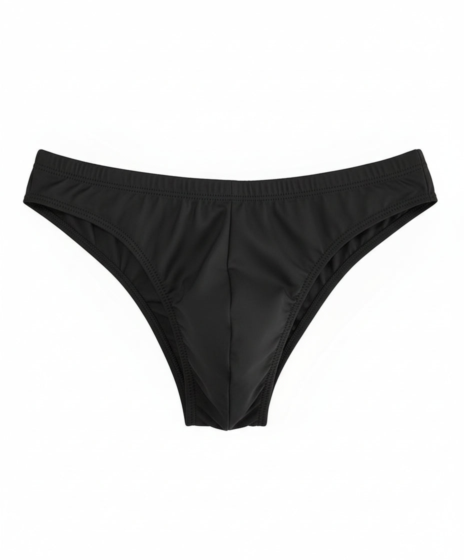 Classic Physique 2" Posing Trunks - Metallic Black Bodybuilding Suit ...