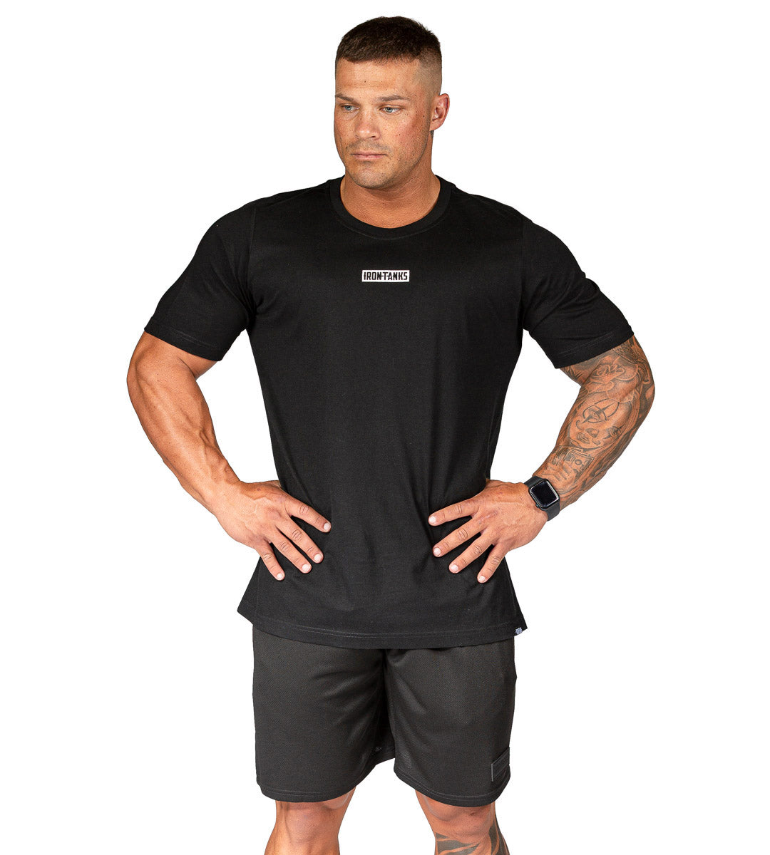Lifter's Gym Tee - Black | T-shirt Training Shirt Top Bodybuilding ...