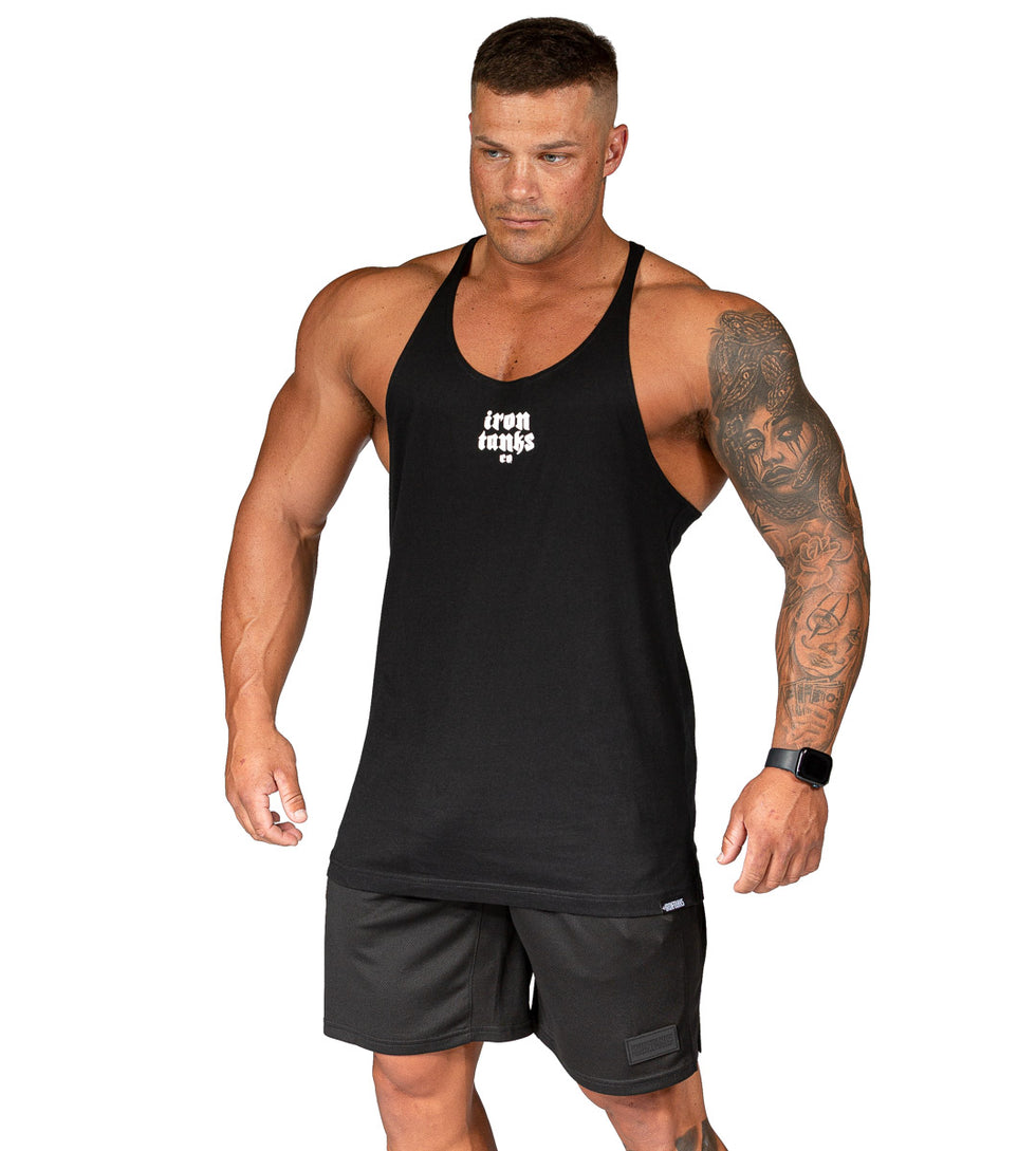 Mens Gym Singlets | Bodybuilding Stringers & Muscle Tanks | Iron Tanks