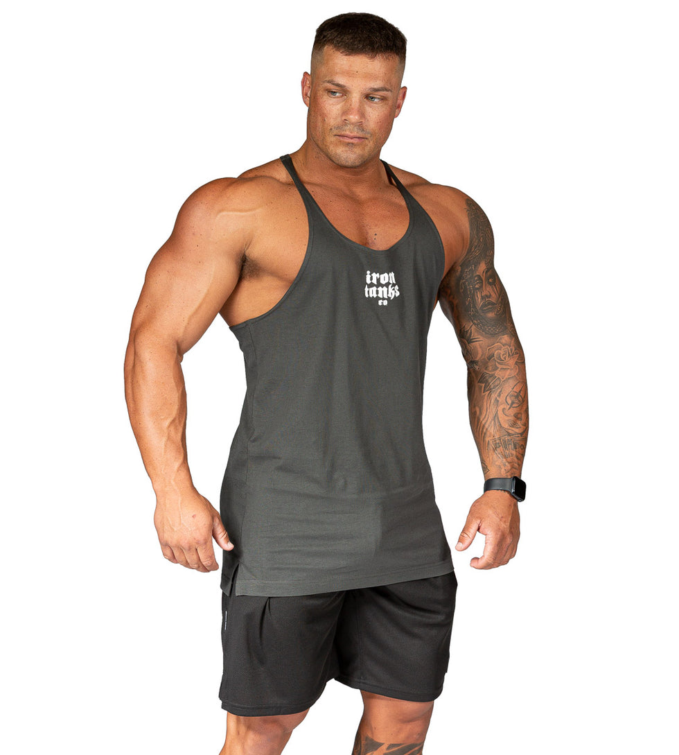 Mens Gym Singlets | Bodybuilding Stringers & Muscle Tanks | Iron Tanks
