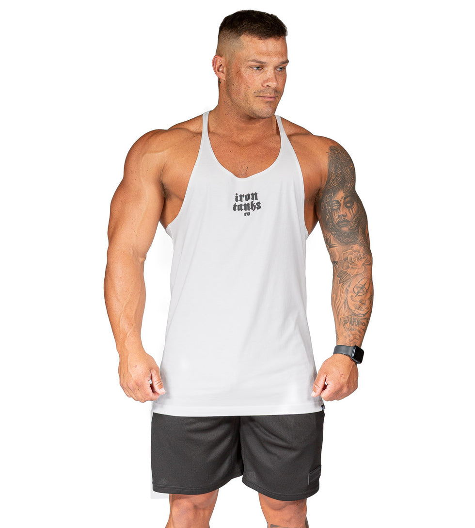 Mens Gym Singlets | Bodybuilding Stringers & Muscle Tanks | Iron Tanks