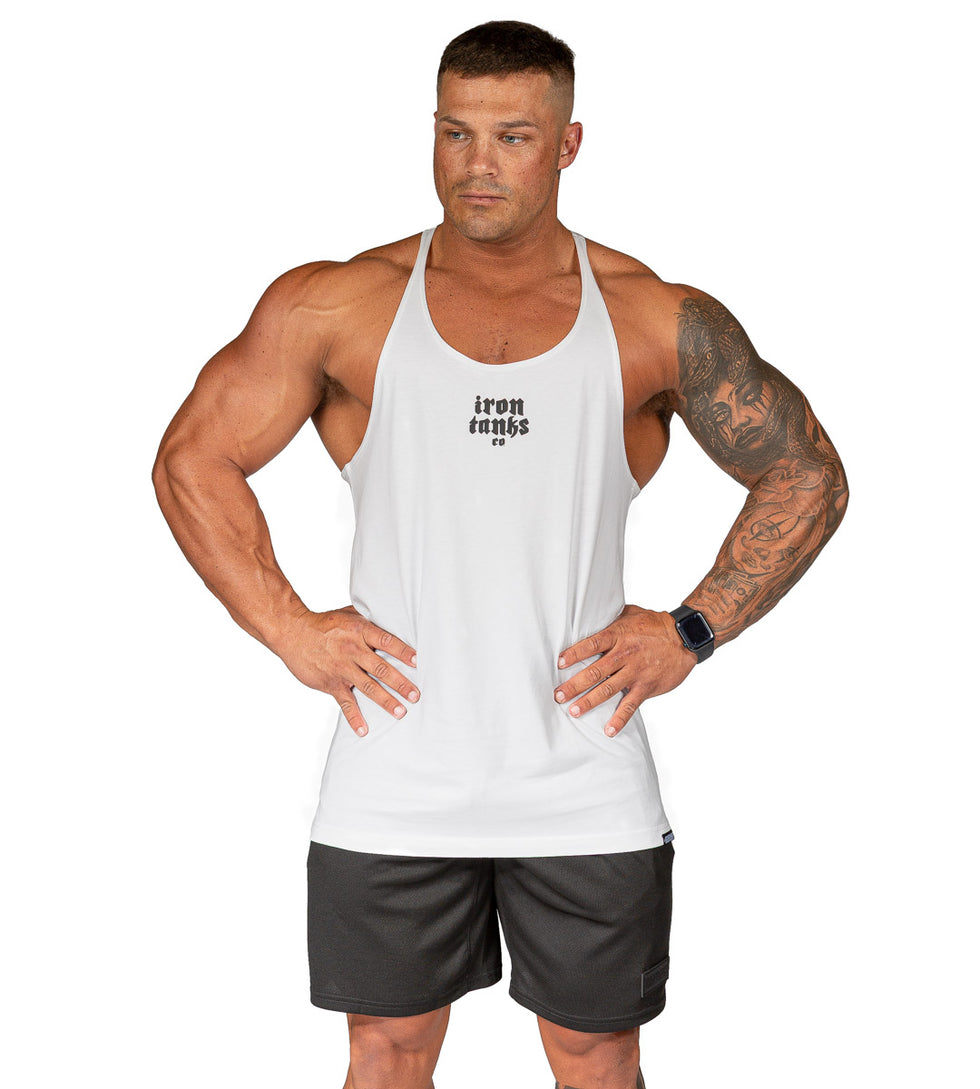 Mens Gym Singlets | Bodybuilding Stringers & Muscle Tanks | Iron Tanks