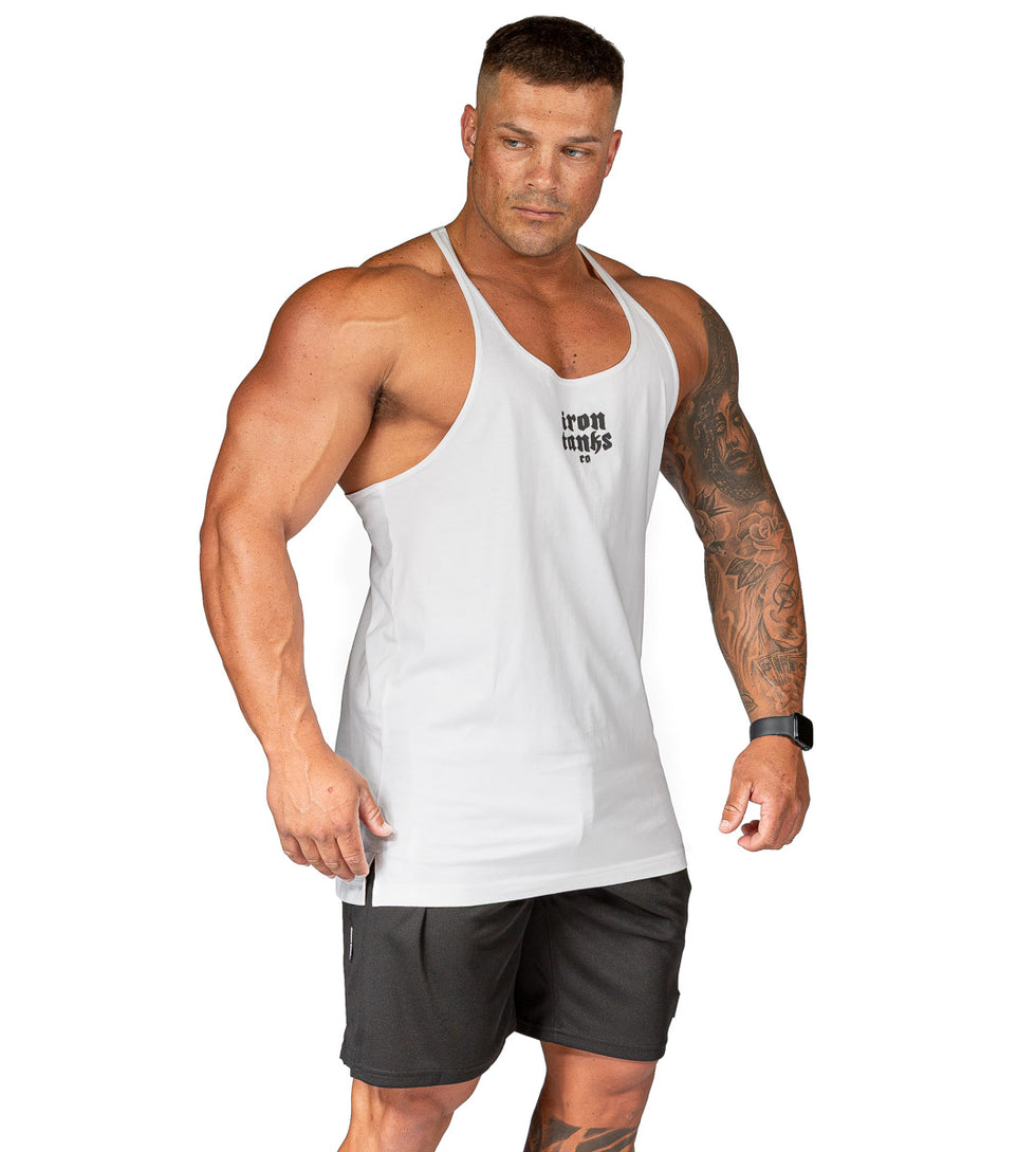 Mens Gym Singlets | Bodybuilding Stringers & Muscle Tanks | Iron Tanks