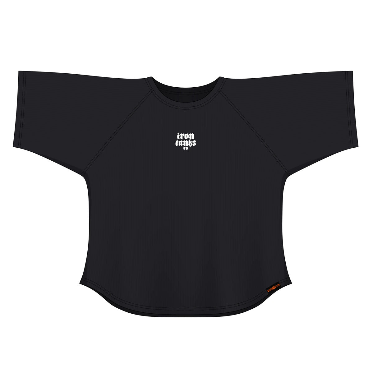 Rambo Rag Top - Black | Oversized Bodybuilding Gym Shirt | Iron Tanks