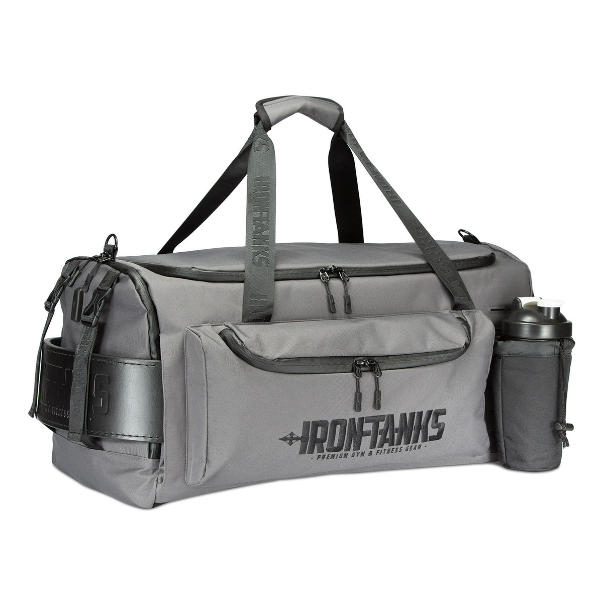 Vault 60L Duffle - Charcoal | Gym Bodybuilding Powerlifting Bag – Iron ...