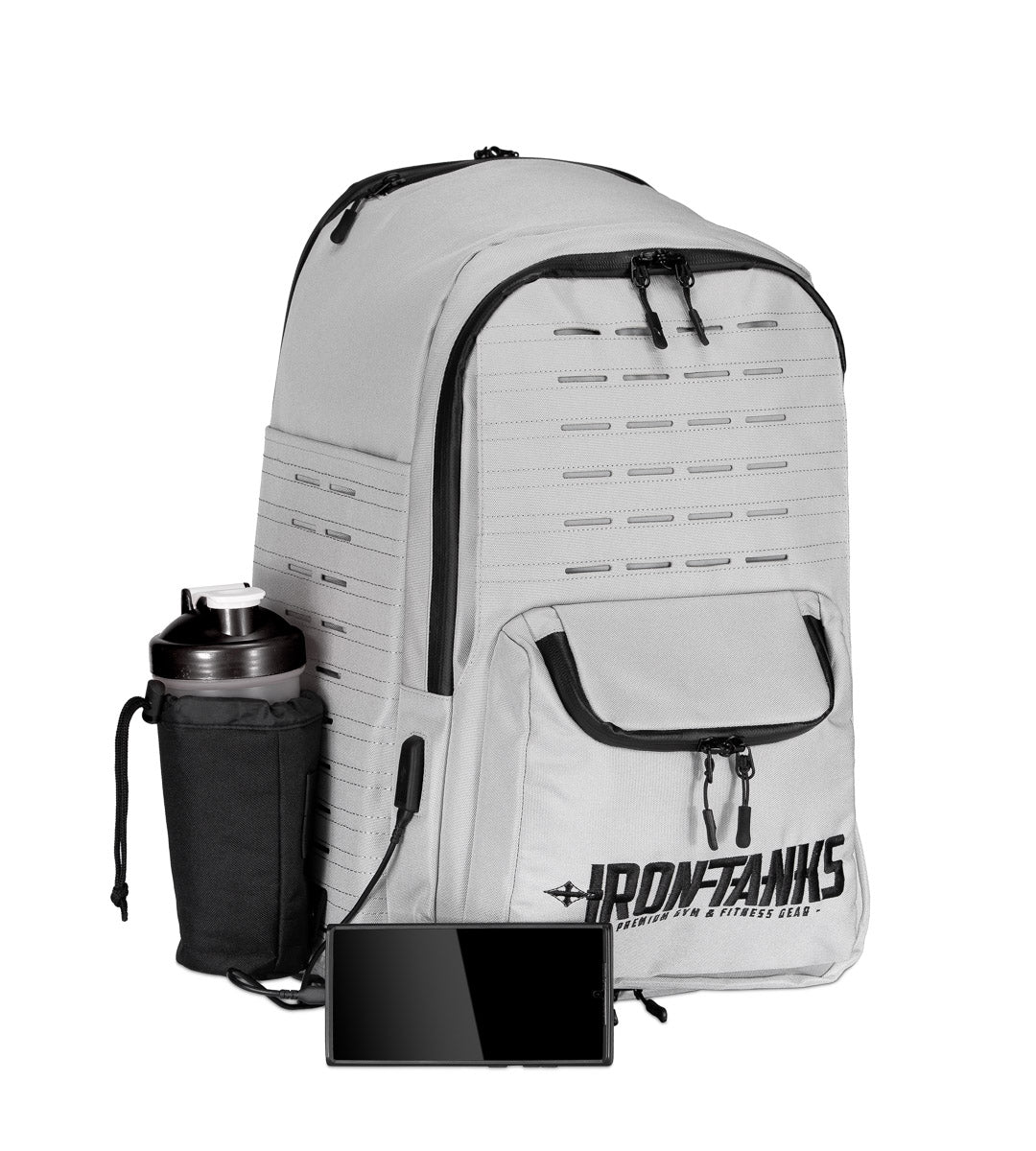 Vault 45L Backpack - Concrete Grey | Gym Bodybuilding Powerlifting Bag ...