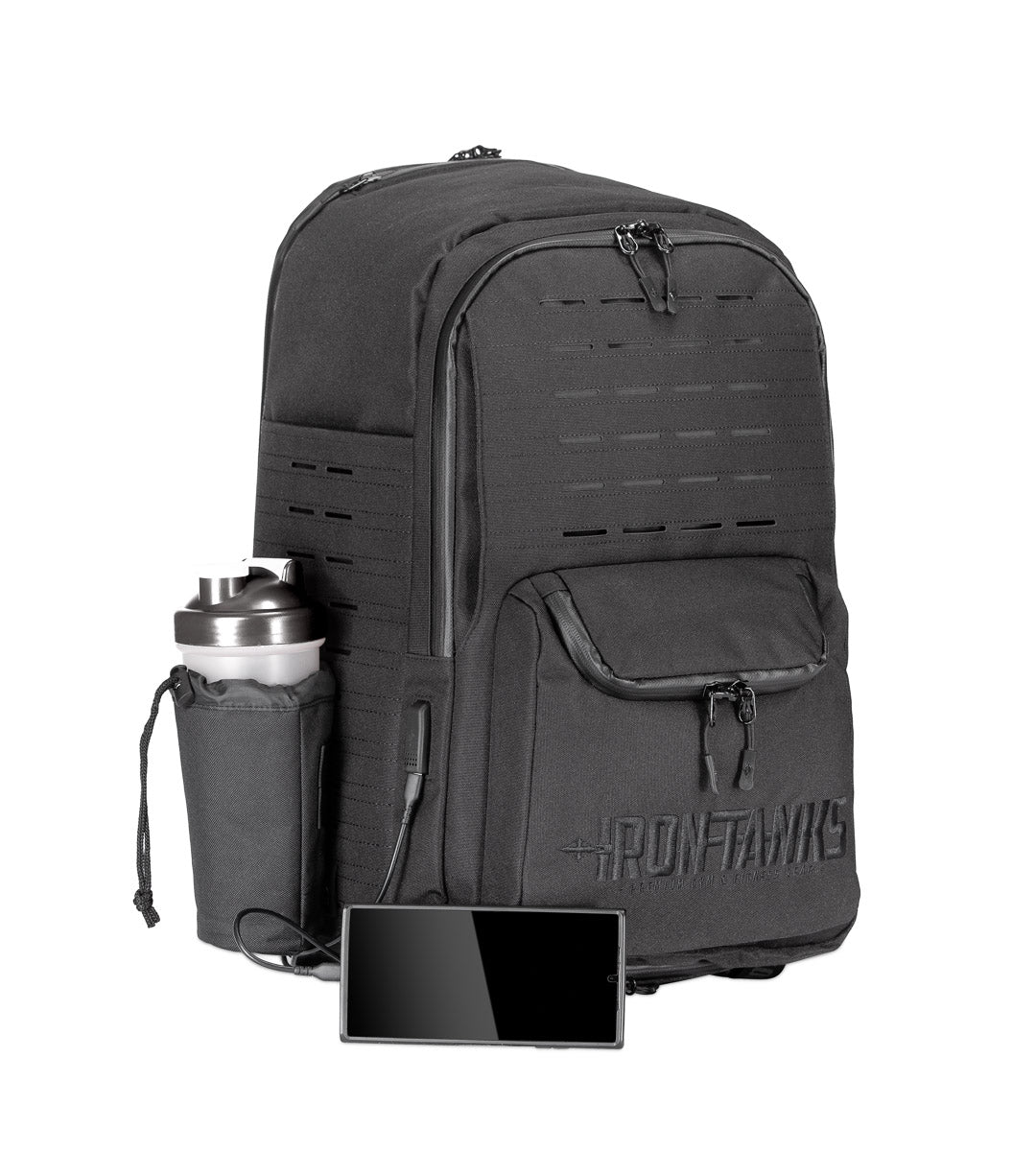 Vault 45L Backpack - Stealth Black | Gym Bodybuilding Powerlifting Bag ...