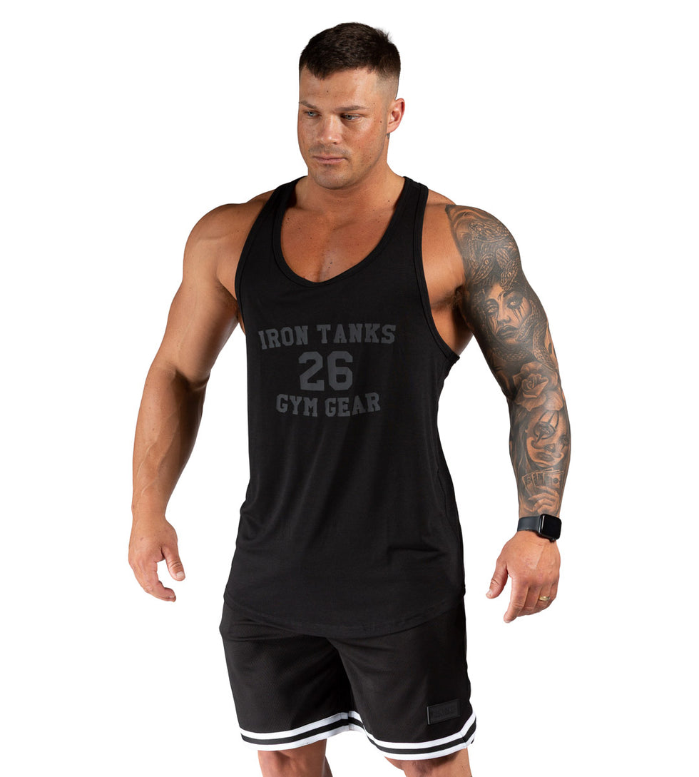 Mens Bodybuilding Singlets | Gym Stringers & Muscle Tanks | Iron Tanks