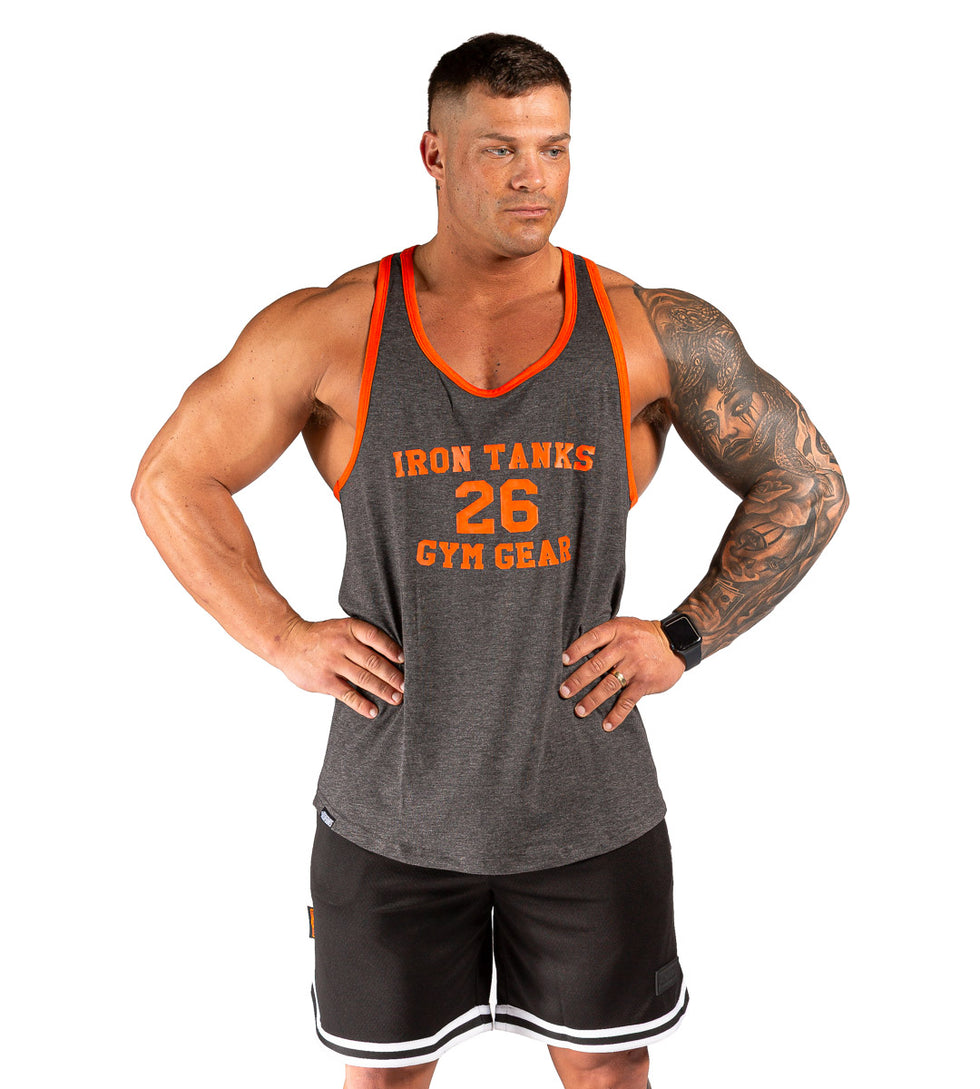 Mens Bodybuilding Singlets | Gym Stringers & Muscle Tanks | Iron Tanks