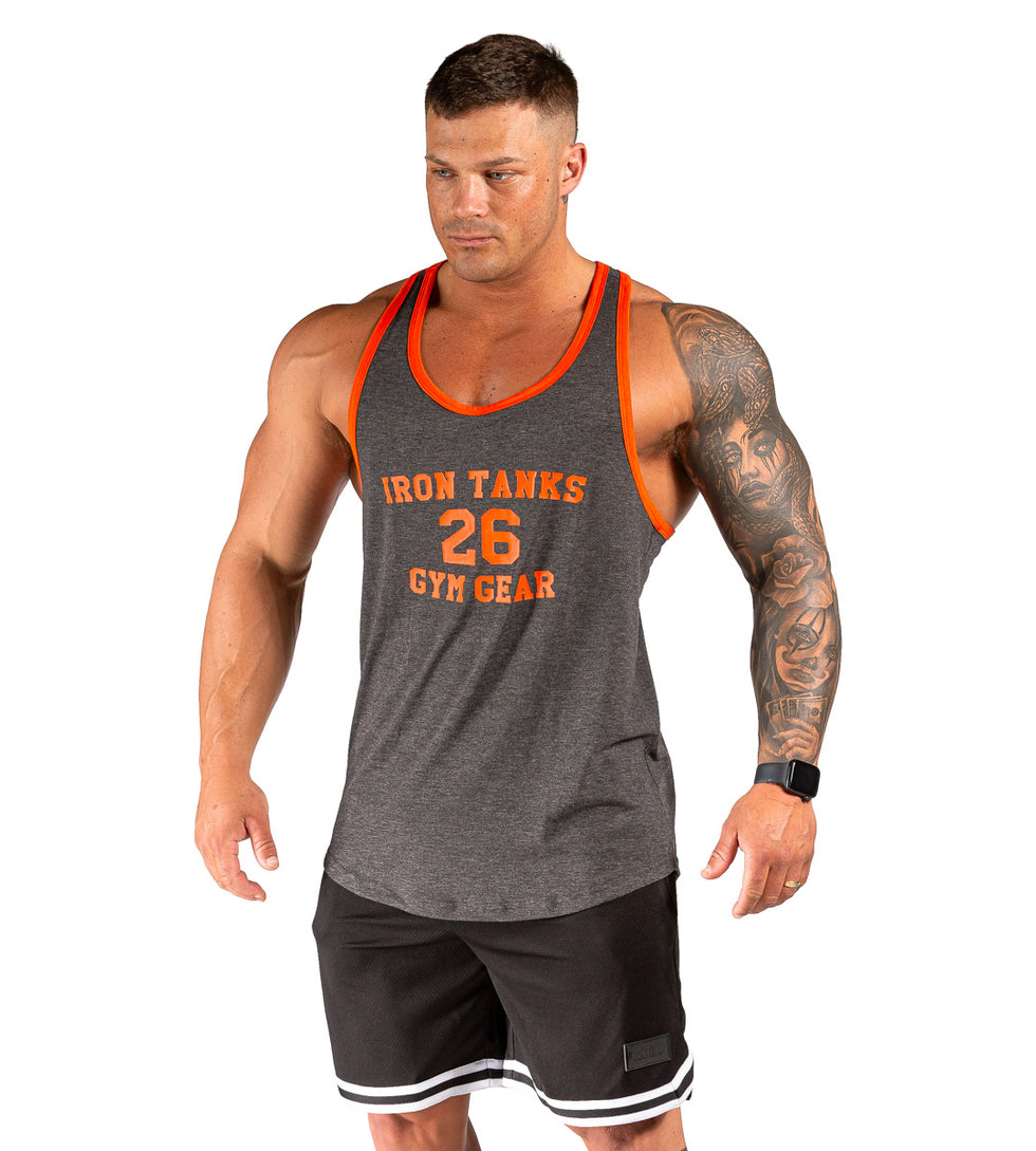 Mens Bodybuilding Singlets | Gym Stringers & Muscle Tanks | Iron Tanks
