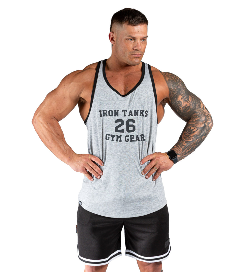 Mens Bodybuilding Singlets | Gym Stringers & Muscle Tanks | Iron Tanks