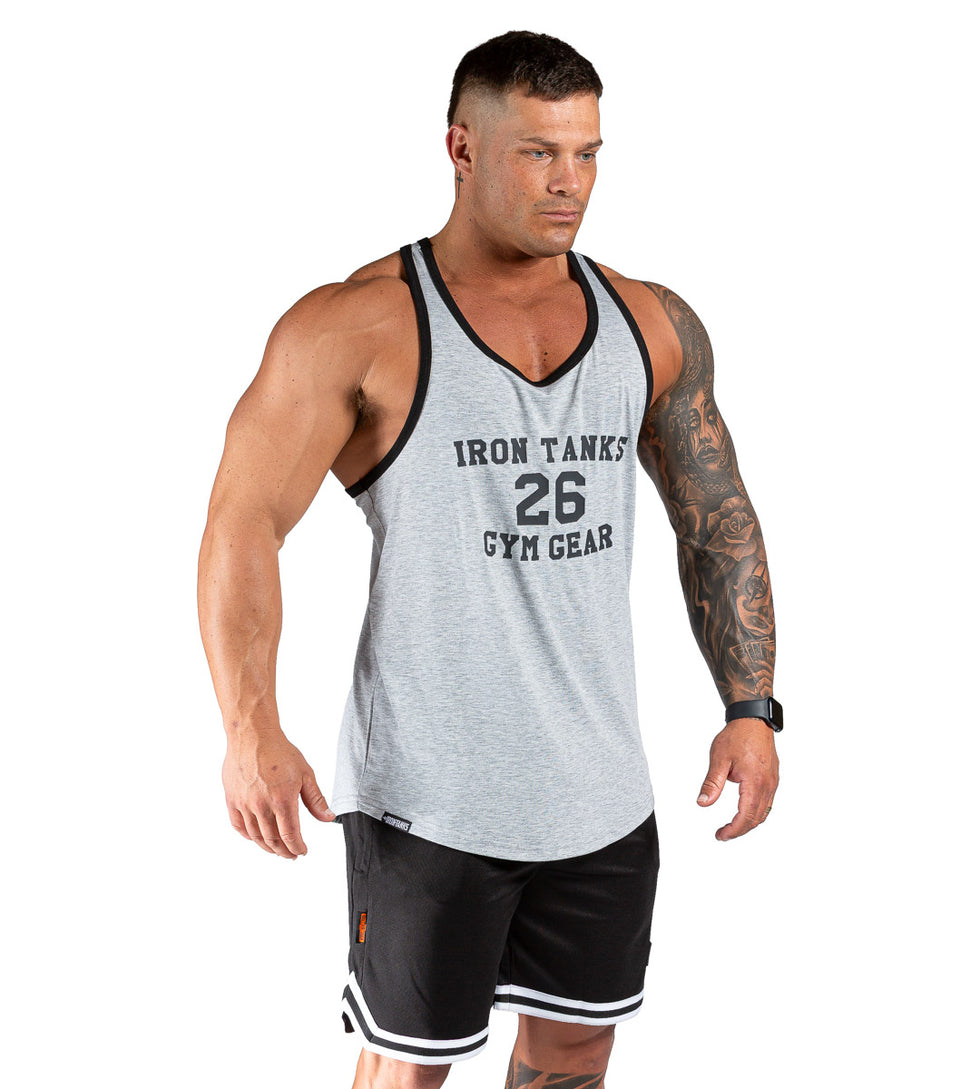 Mens Bodybuilding Singlets | Gym Stringers & Muscle Tanks | Iron Tanks