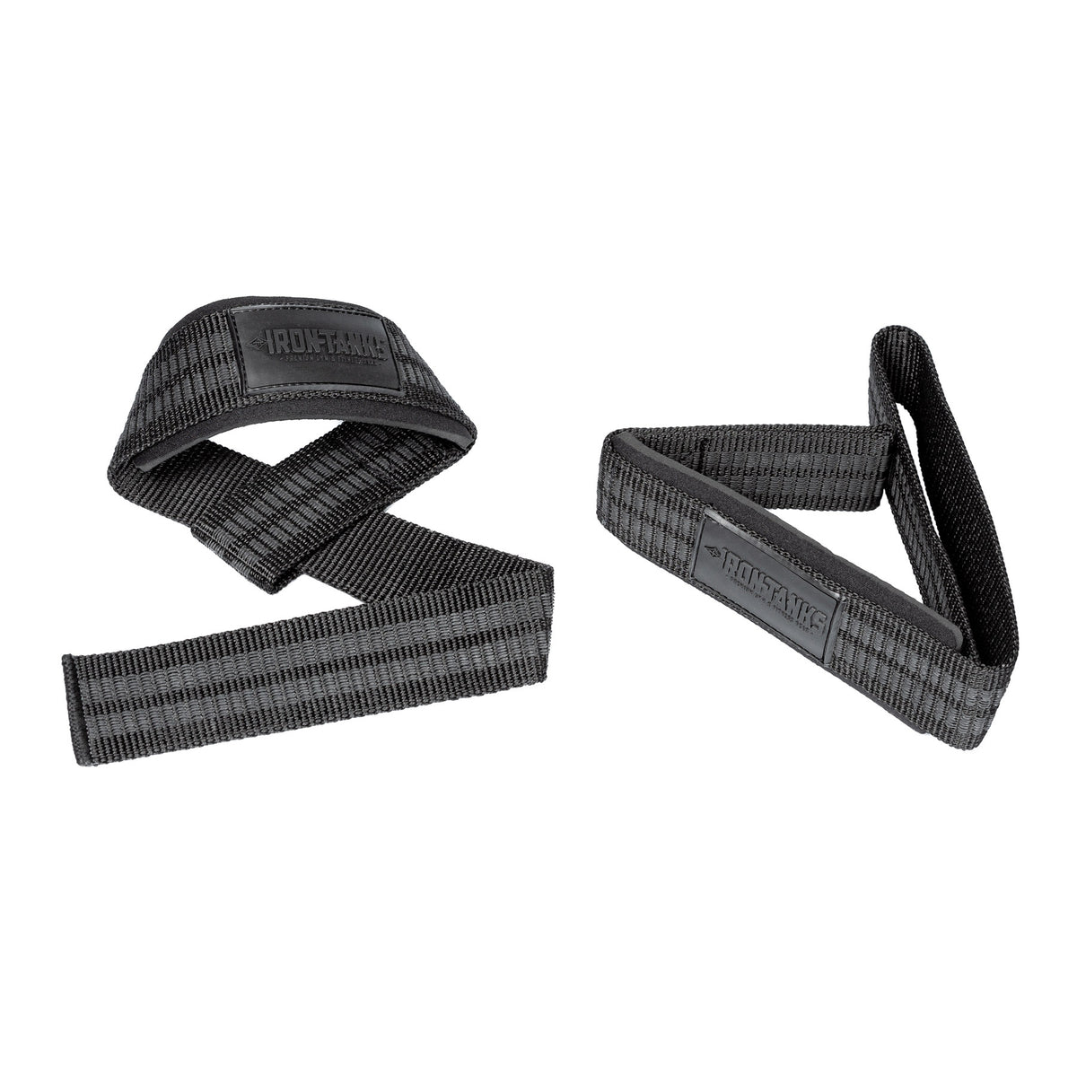 Hauler Nylon Lifting Straps Griptech Black | Powerlifting Bodybuilding ...