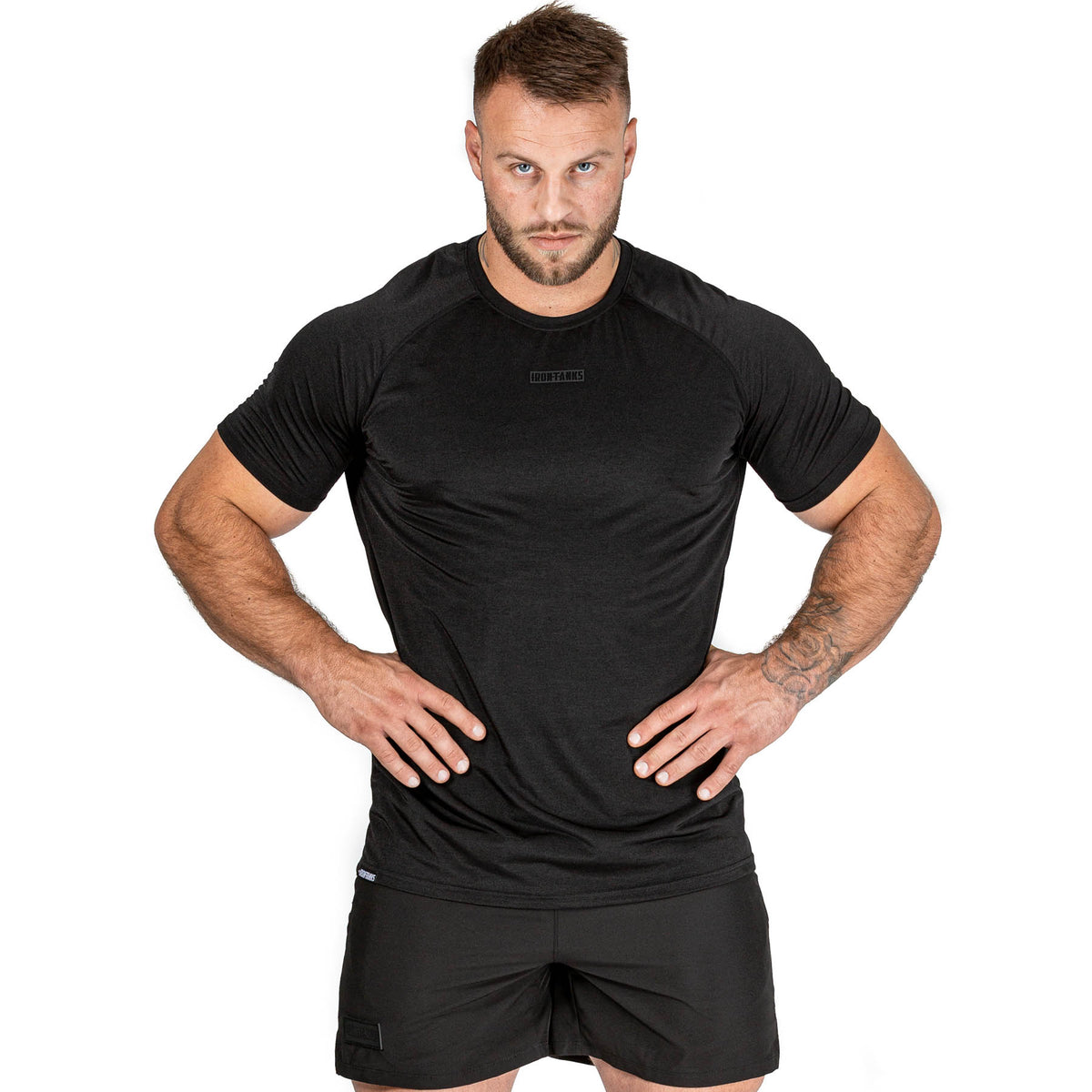Infinity Gym Tee II - Black | Training Workout T-Shirt Bodybuilding ...
