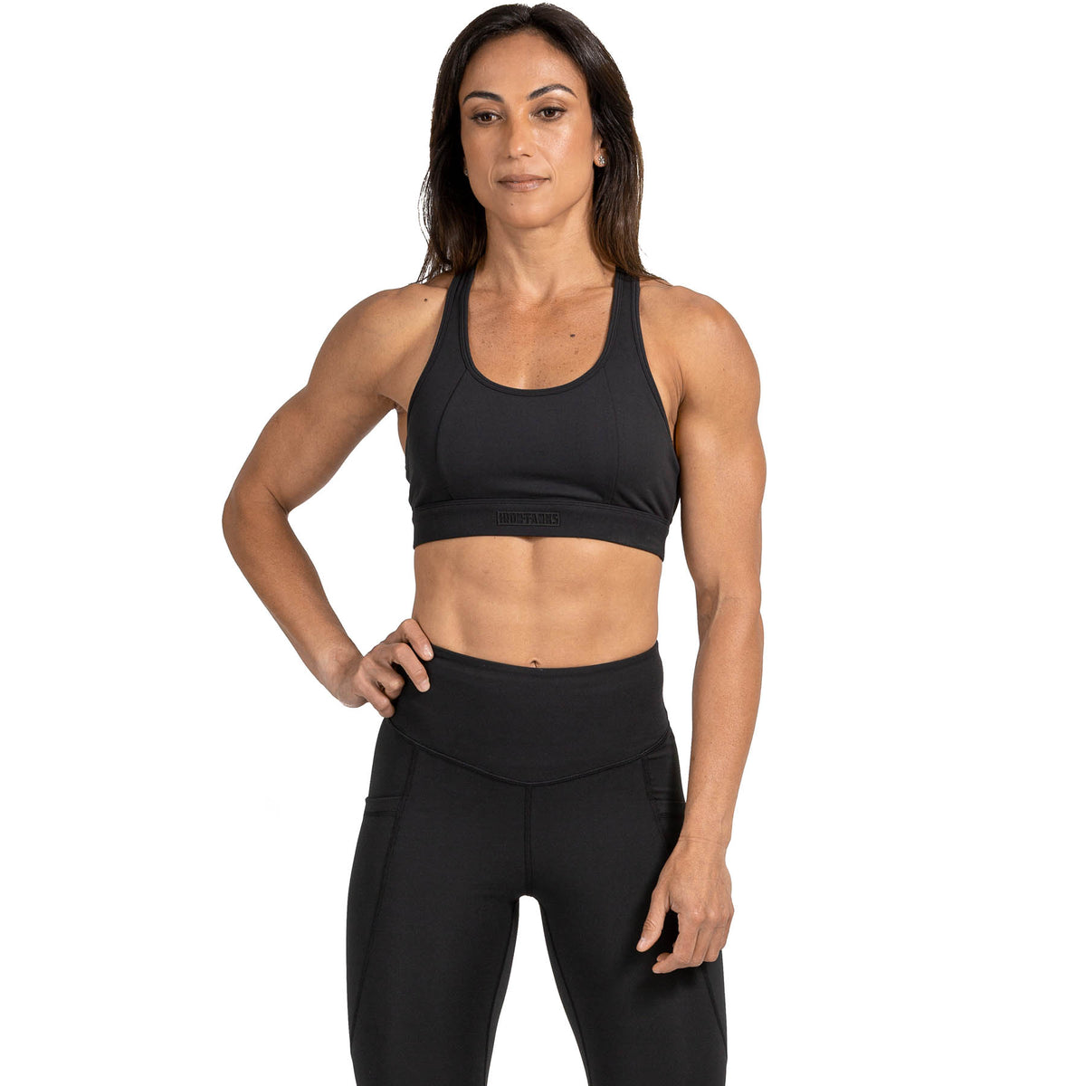 Utility Training Bra - Black | Gym Workout Women's Sports Bodybuilding ...